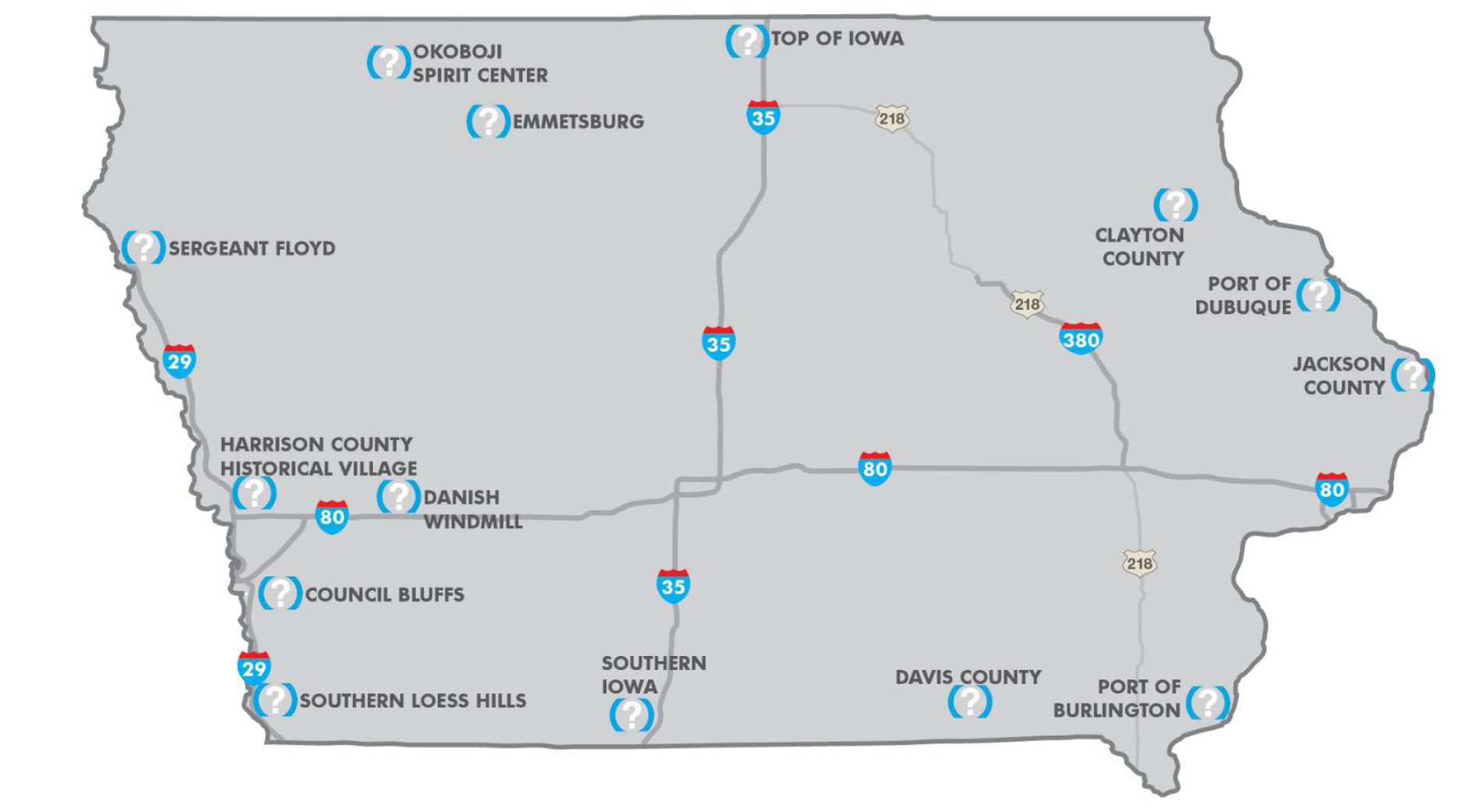 Welcome Center Locations | Travel Iowa Industry Partners